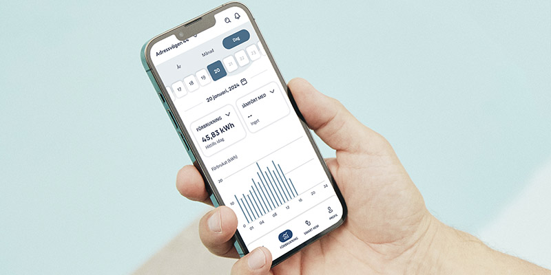 Hur ser jag min elförbrukning i realtid? | Bixia